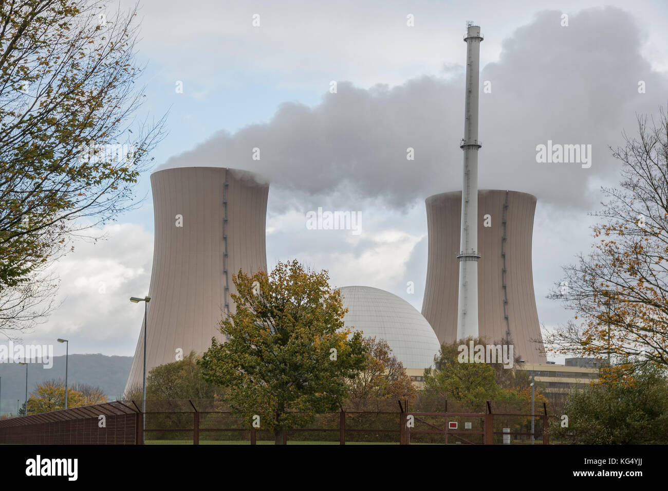 Nuclear power Grohnde Stock Photo - Alamy
