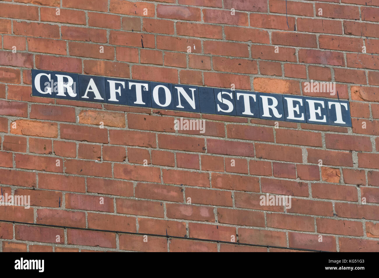 Grafton Street sign, Hull, England, UK Stock Photo - Alamy