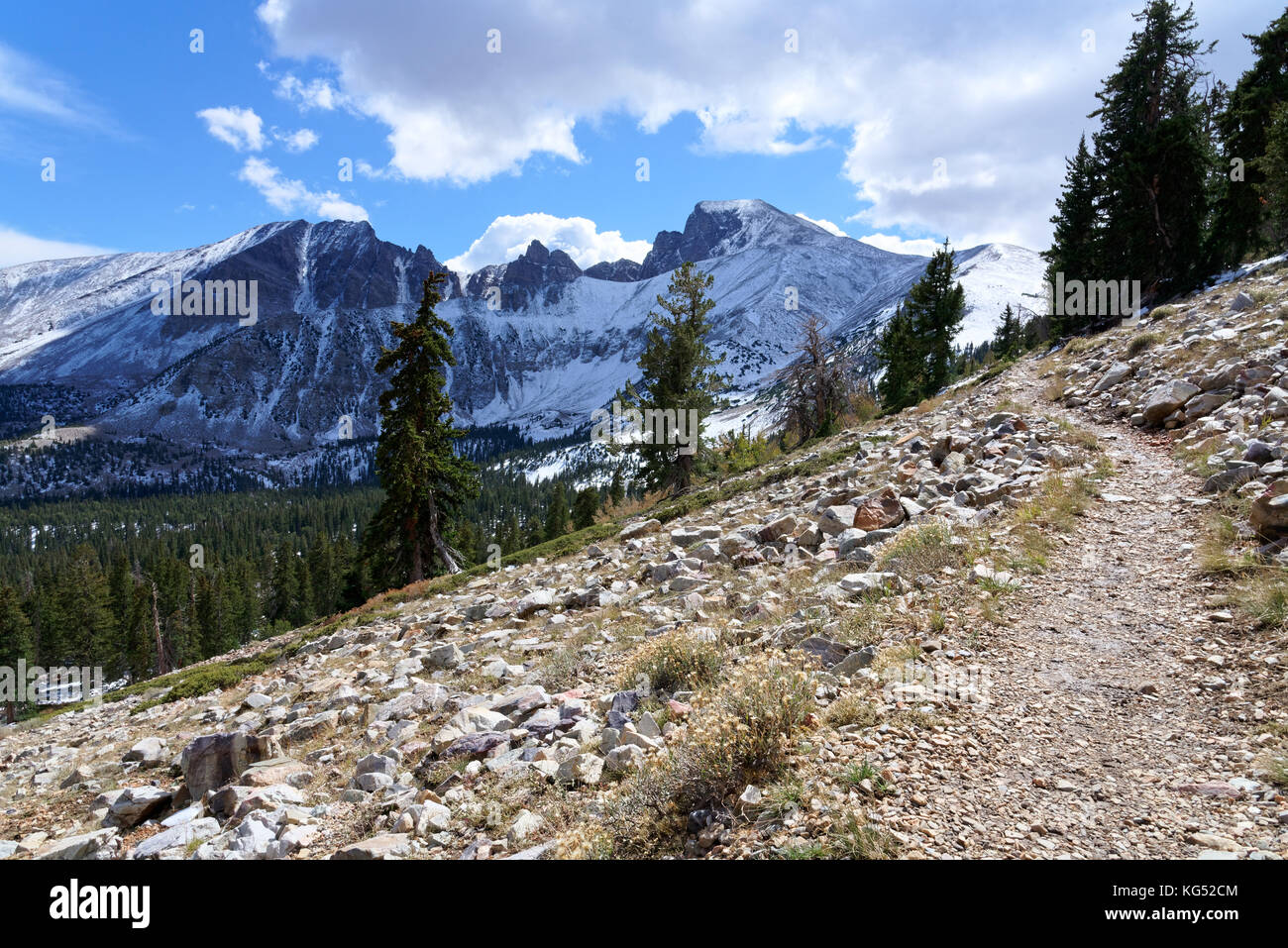 Nevada great basin national park wheeler peak hi-res stock photography ...