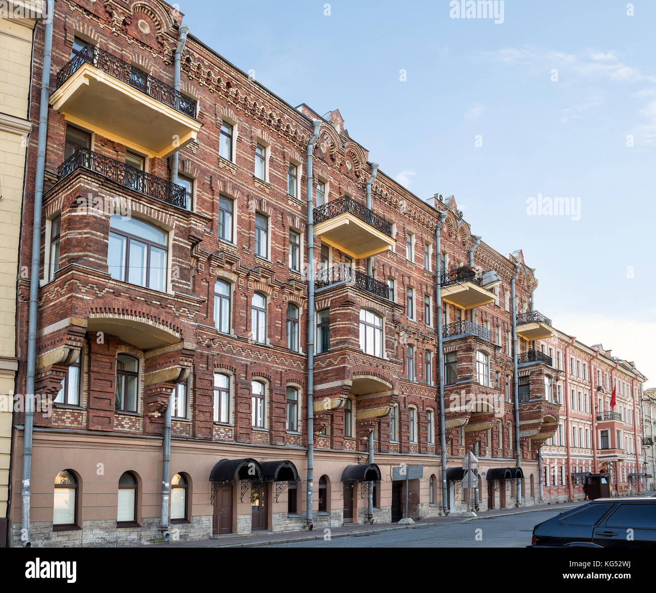 Old apartment house of M. A. Makarov ( built in 1881-1882) on the ...