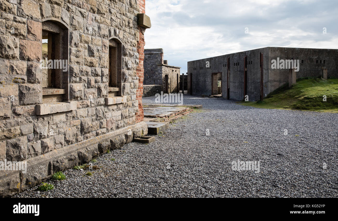Brean Down Fort near Weston super Mare in Somerset built as one of the ...