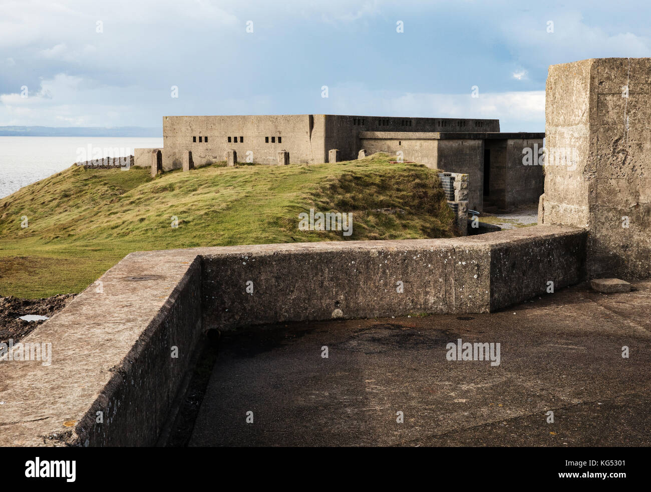 Brean Down Fort near Weston super Mare in Somerset built as one of the ...