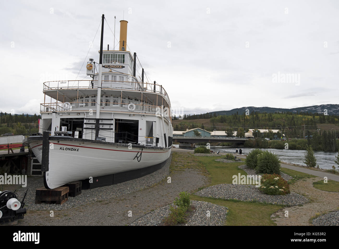 SS Klondike, Sternwheeler, steamboat, paddlewheeler, Yukon River ...