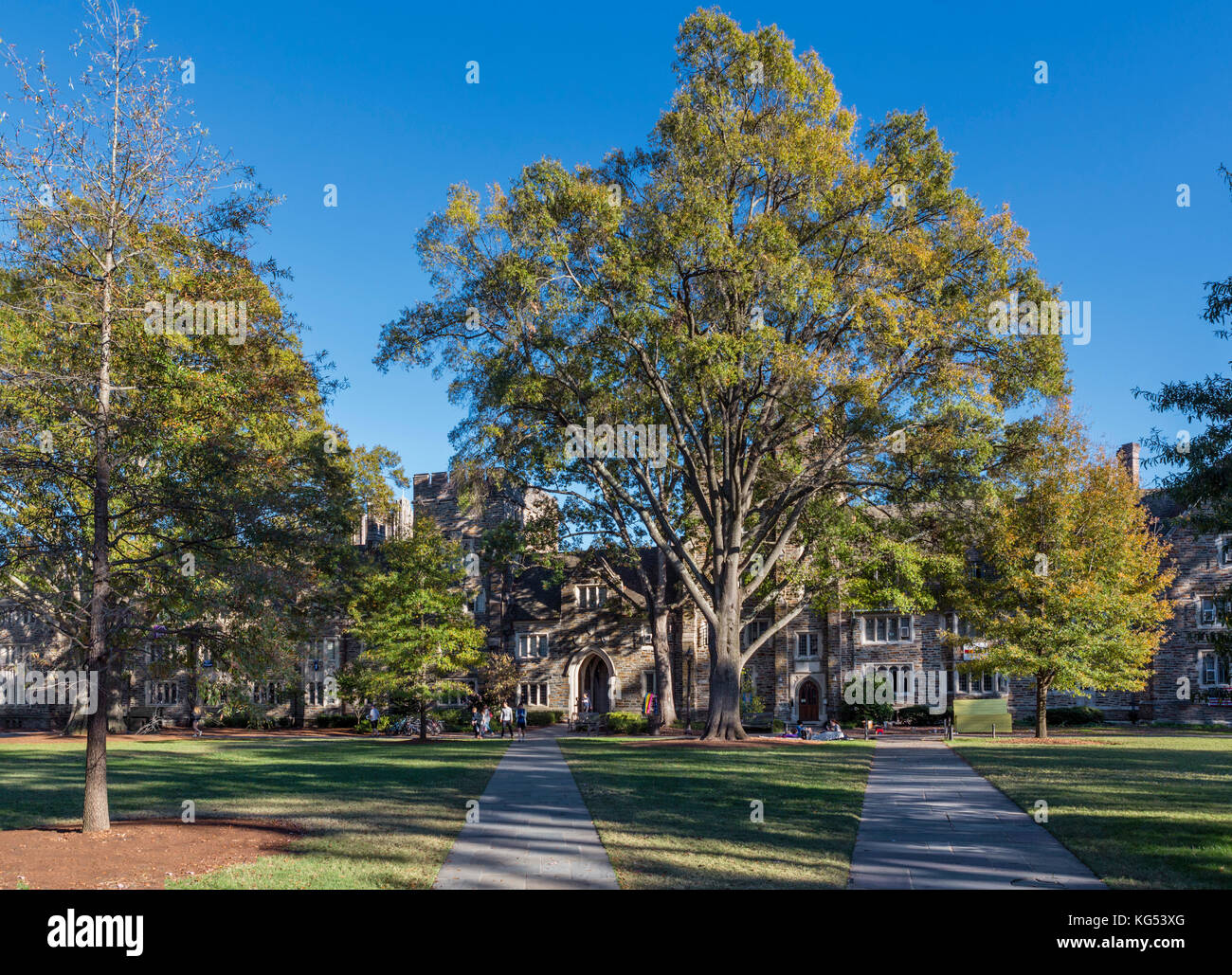 Student Halls, Duke University, Durham, North Carolina, USA Stock Photo ...