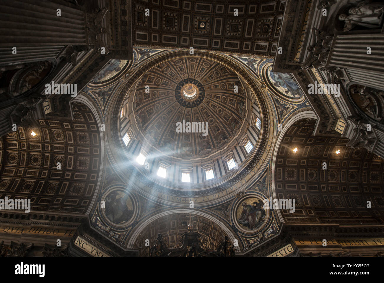 Rome - Italy. Vatican ceiling Stock Photo - Alamy