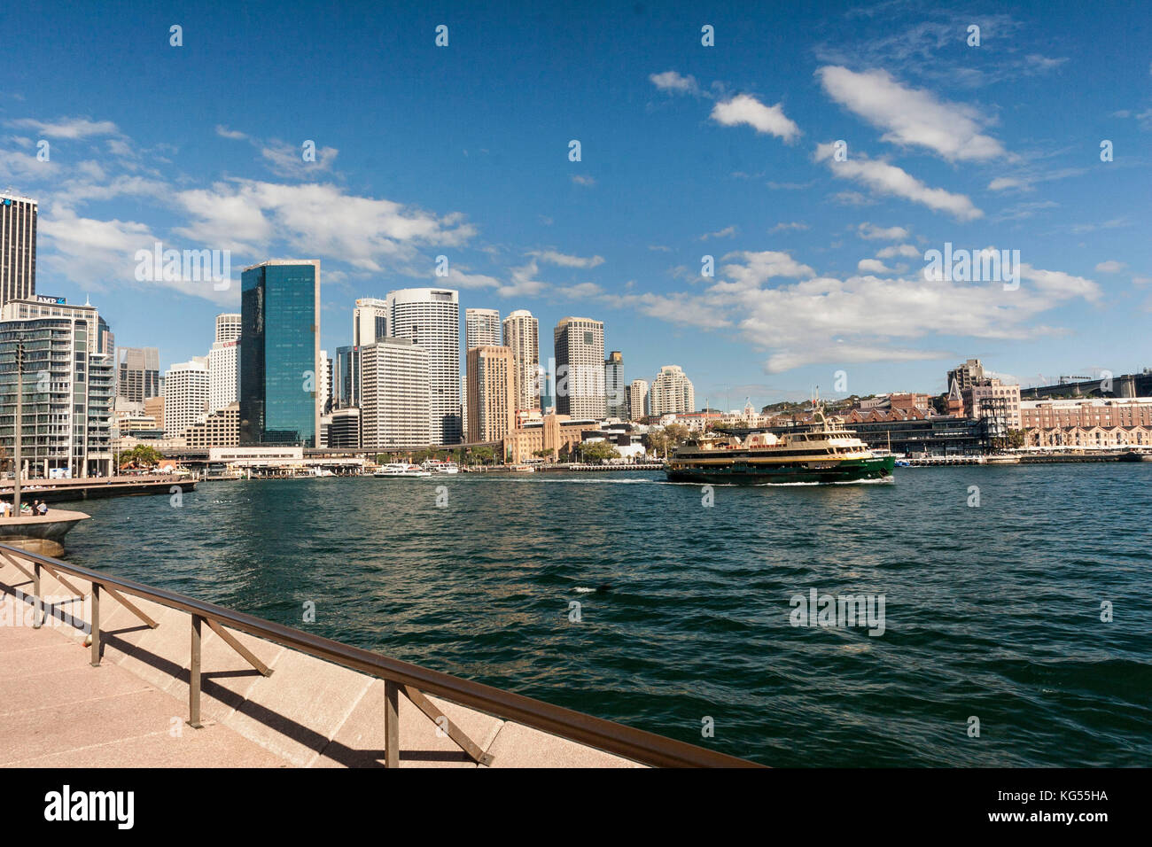 Downtown Sydney Australia from in front of the opera house Stock Photo ...