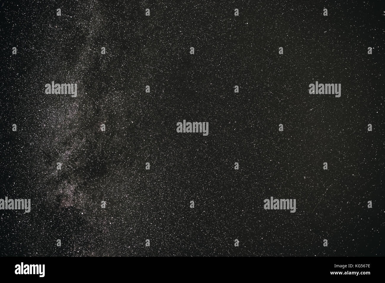 Background of gray starry night sky with the Milky Way Stock Photo - Alamy