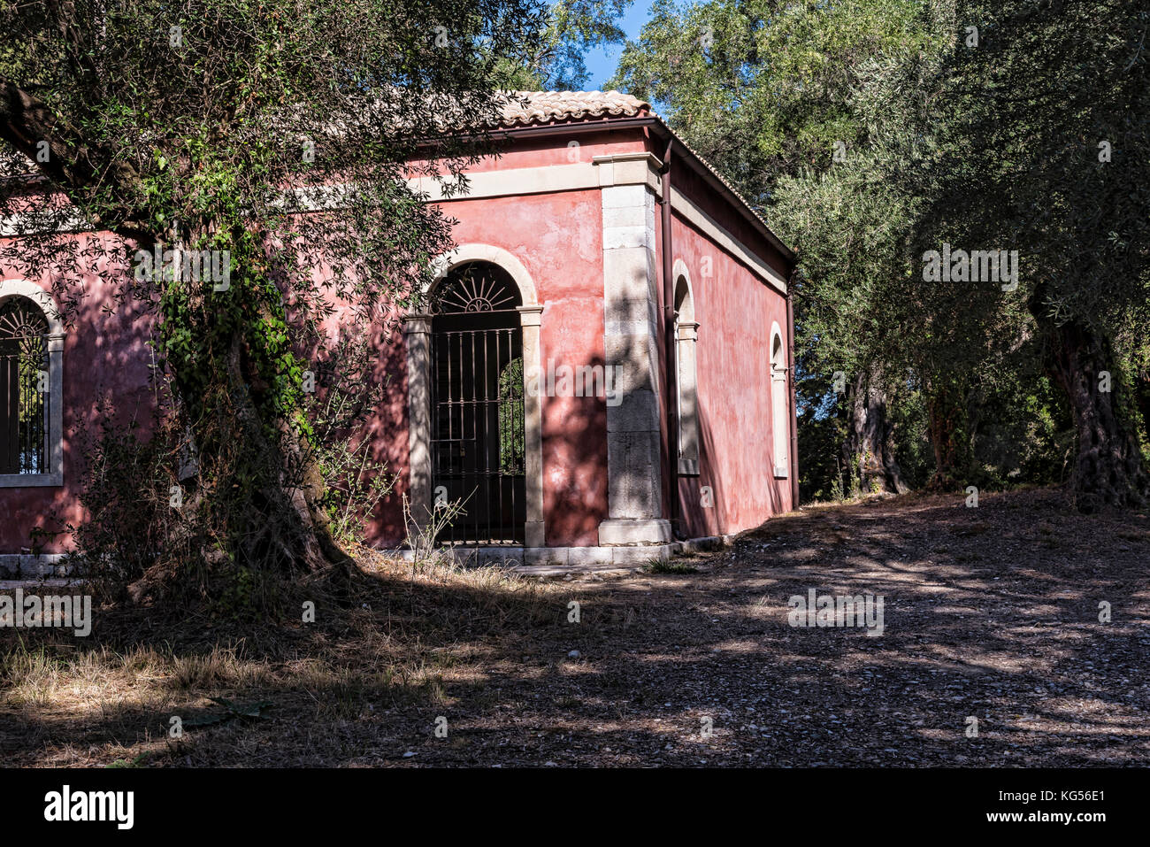 Outbuildings and Ruins of Greek temples in the Garden of the Mon Repose ...