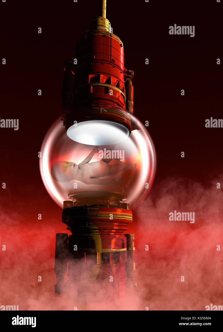 Baby inside glass ball hi-res stock photography and images - Alamy