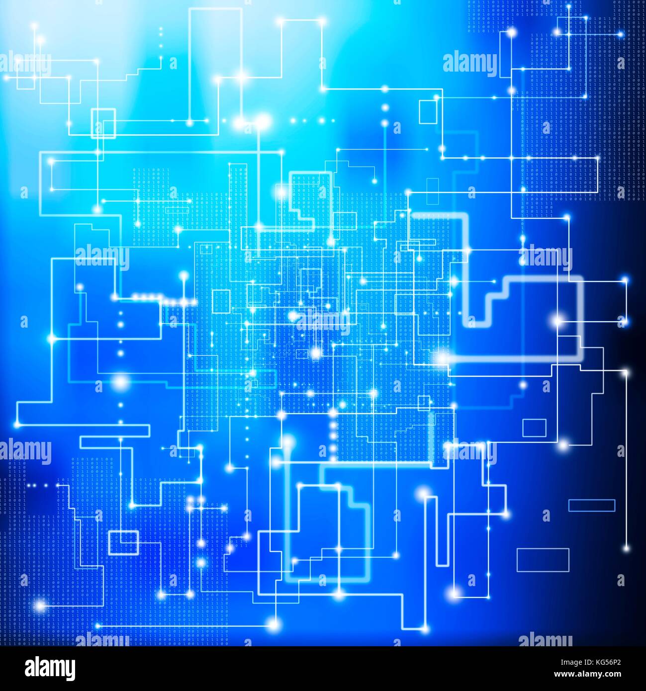 Connecting lines, illustration Stock Photo - Alamy