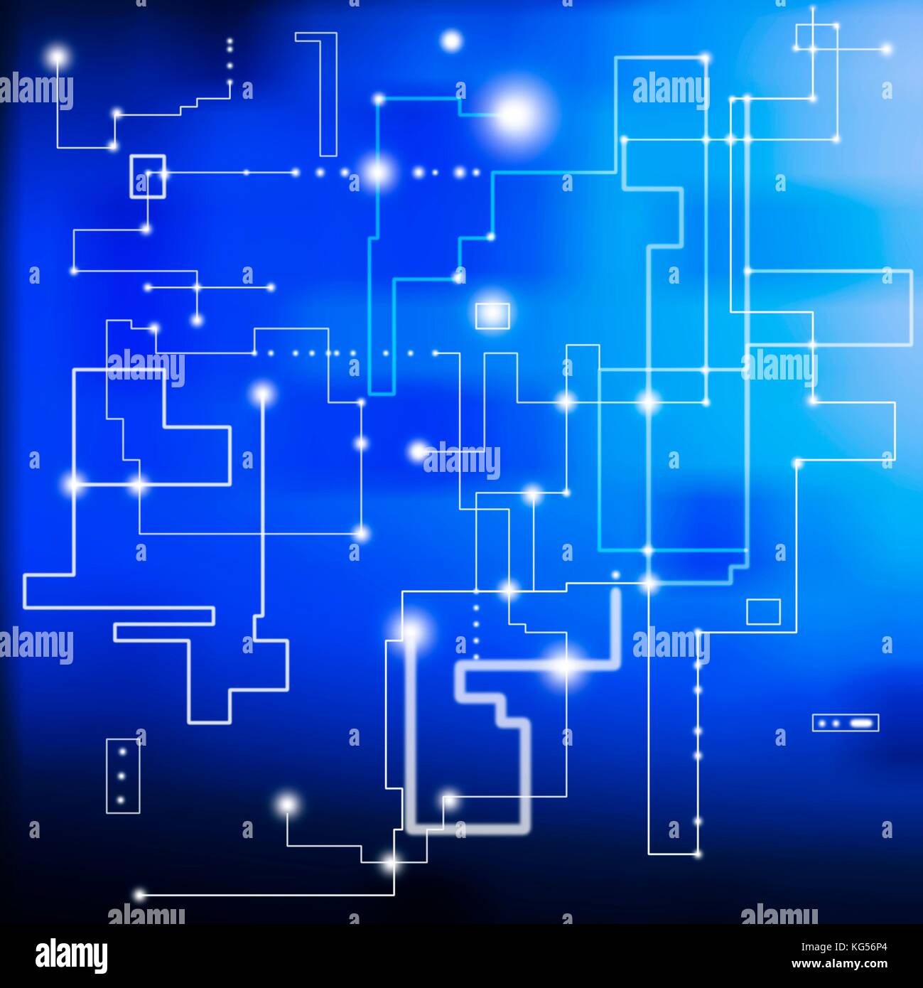 Connecting lines, illustration Stock Photo - Alamy