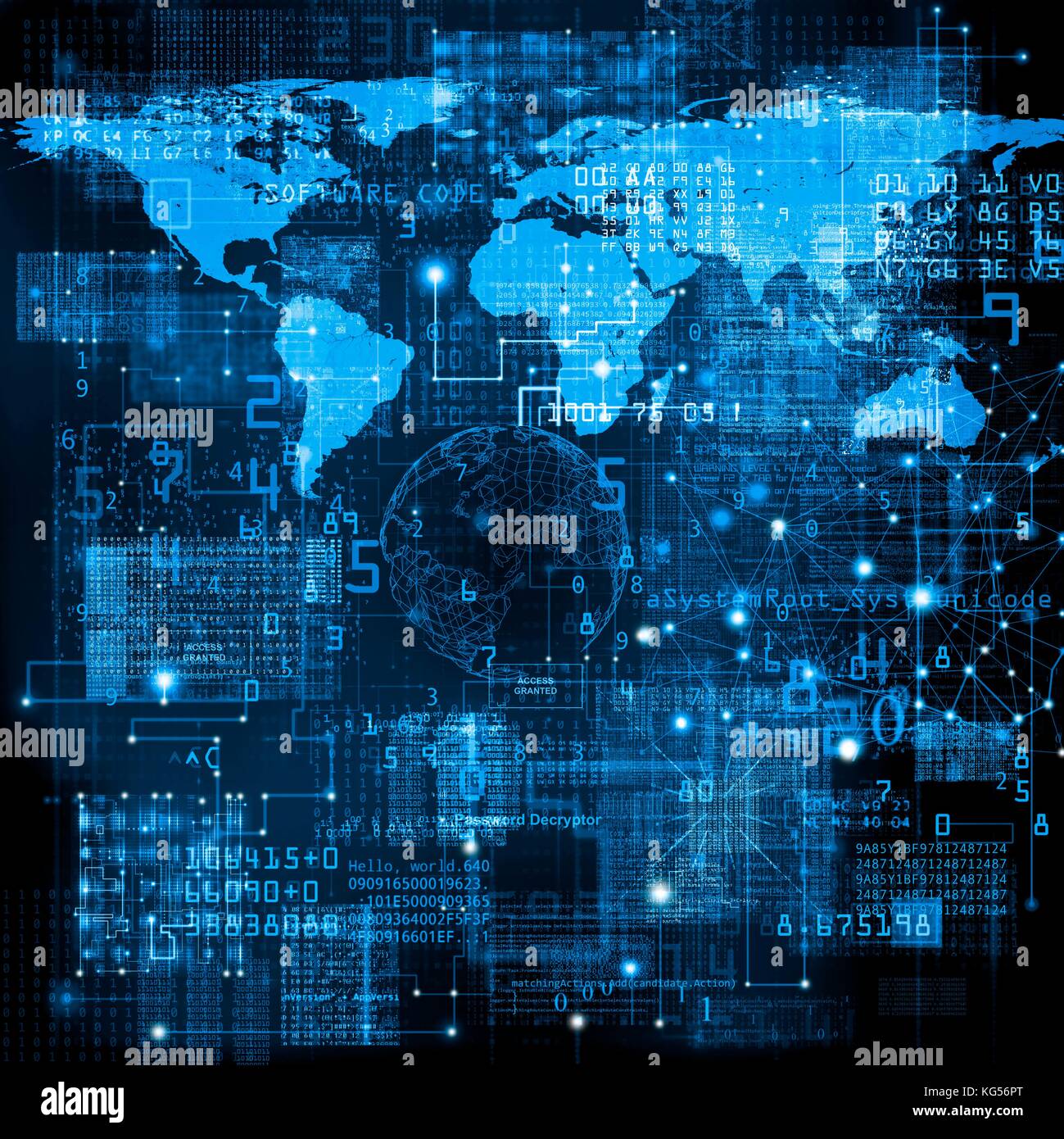 Global data connections hi-res stock photography and images - Alamy