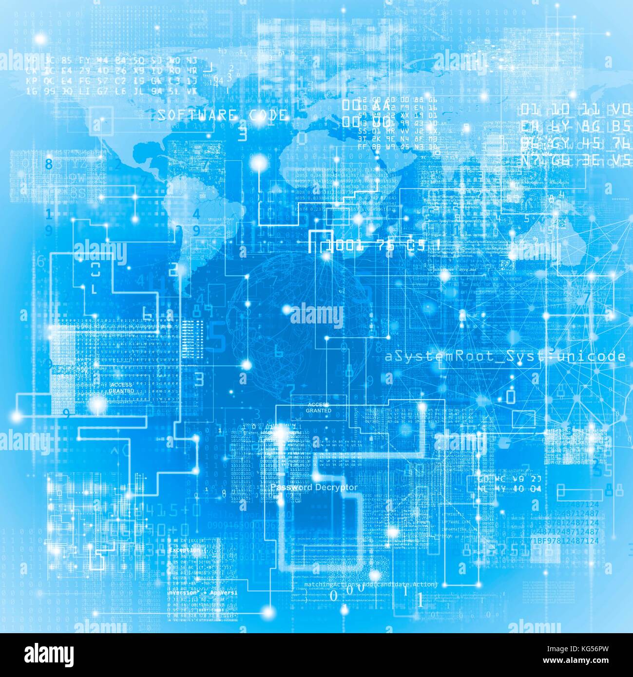 Global data network, abstract illustration Stock Photo - Alamy