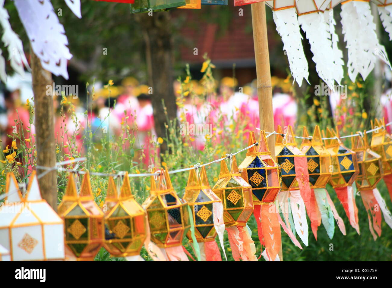 Paper Lanterns , Hanging lanterns / Used as decoration for the Loy ...