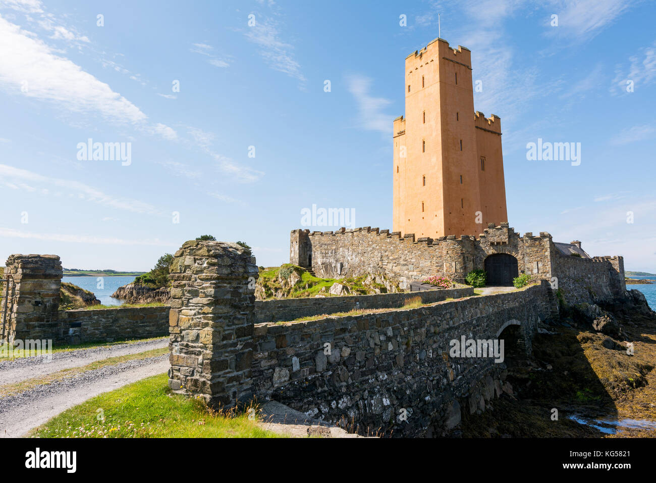 Landscapes of Ireland. Kilcoe Castle Stock Photo - Alamy