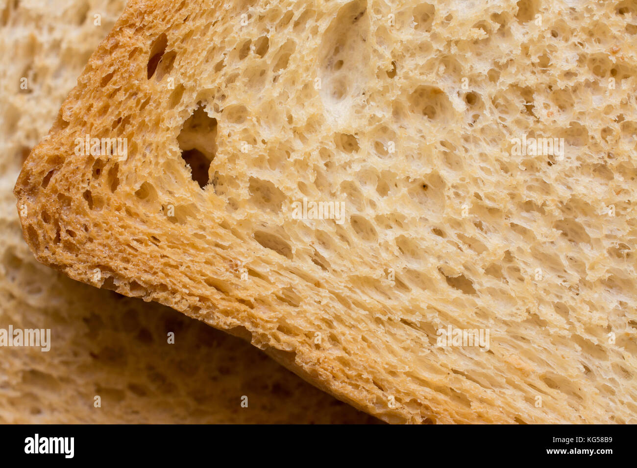 Close up top view of rusk, toasted bread background Stock Photo - Alamy