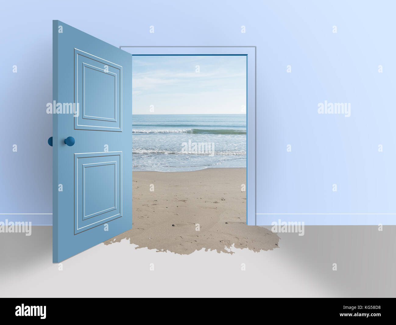 Door to the sea hi-res stock photography and images - Alamy