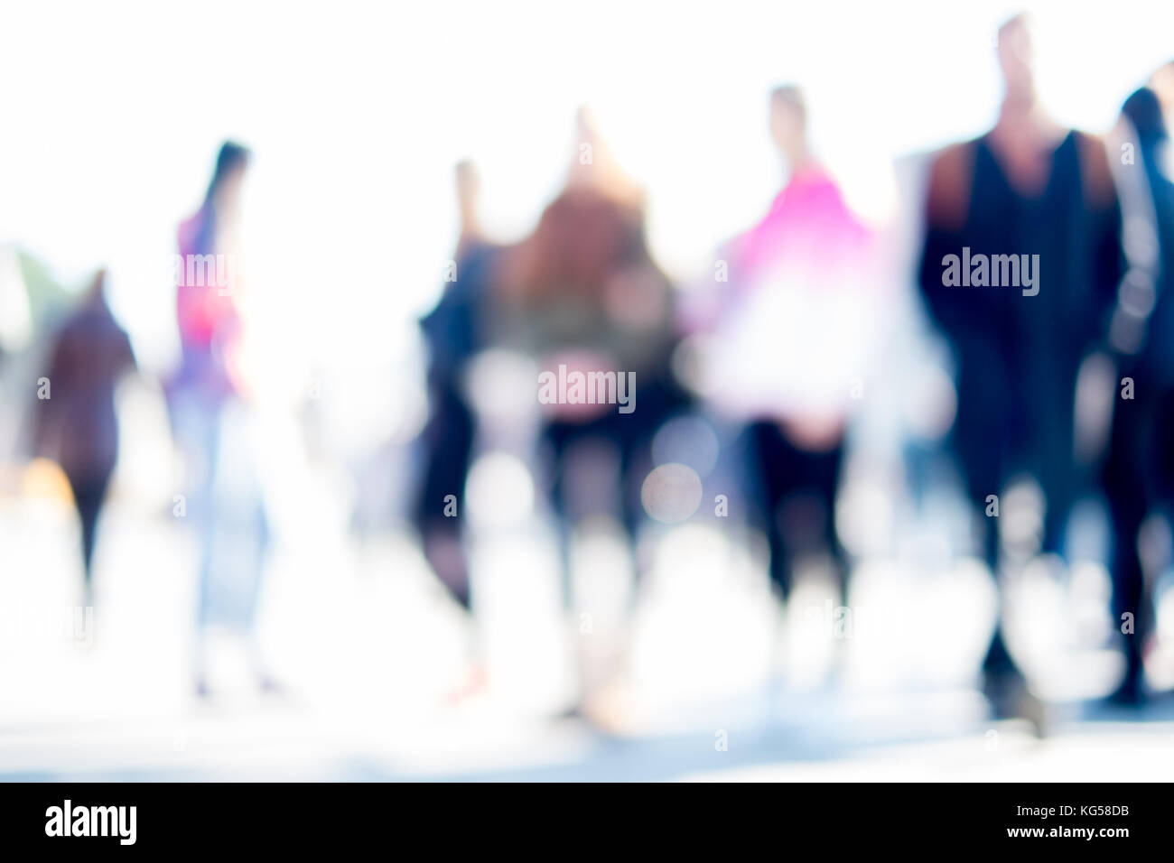 People in street, background, intentionally blurred Stock Photo - Alamy