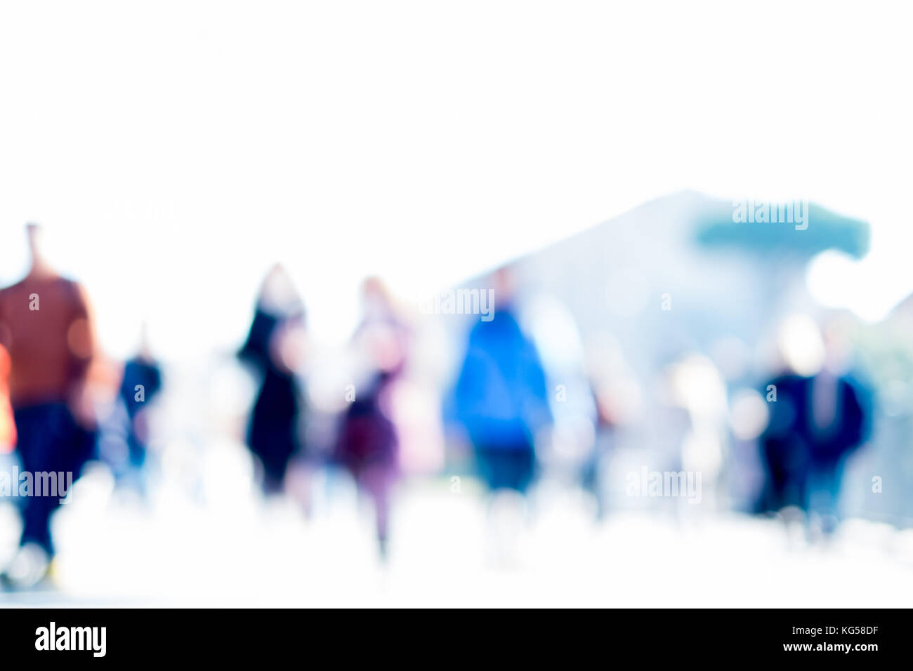 People in street, background, intentionally blurred Stock Photo - Alamy