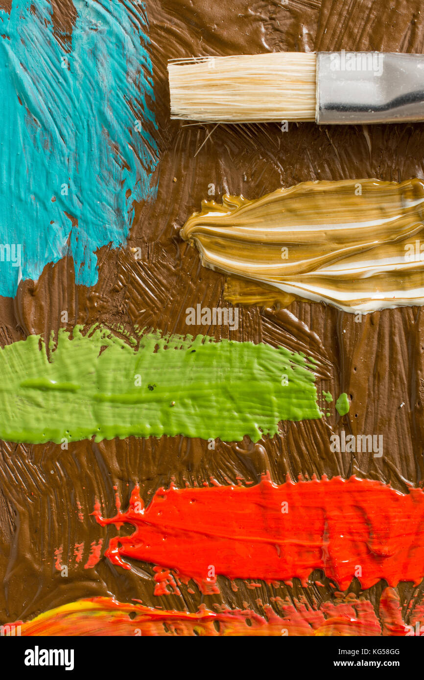 Abstract painting poster. Background for a painter exhibition Stock ...