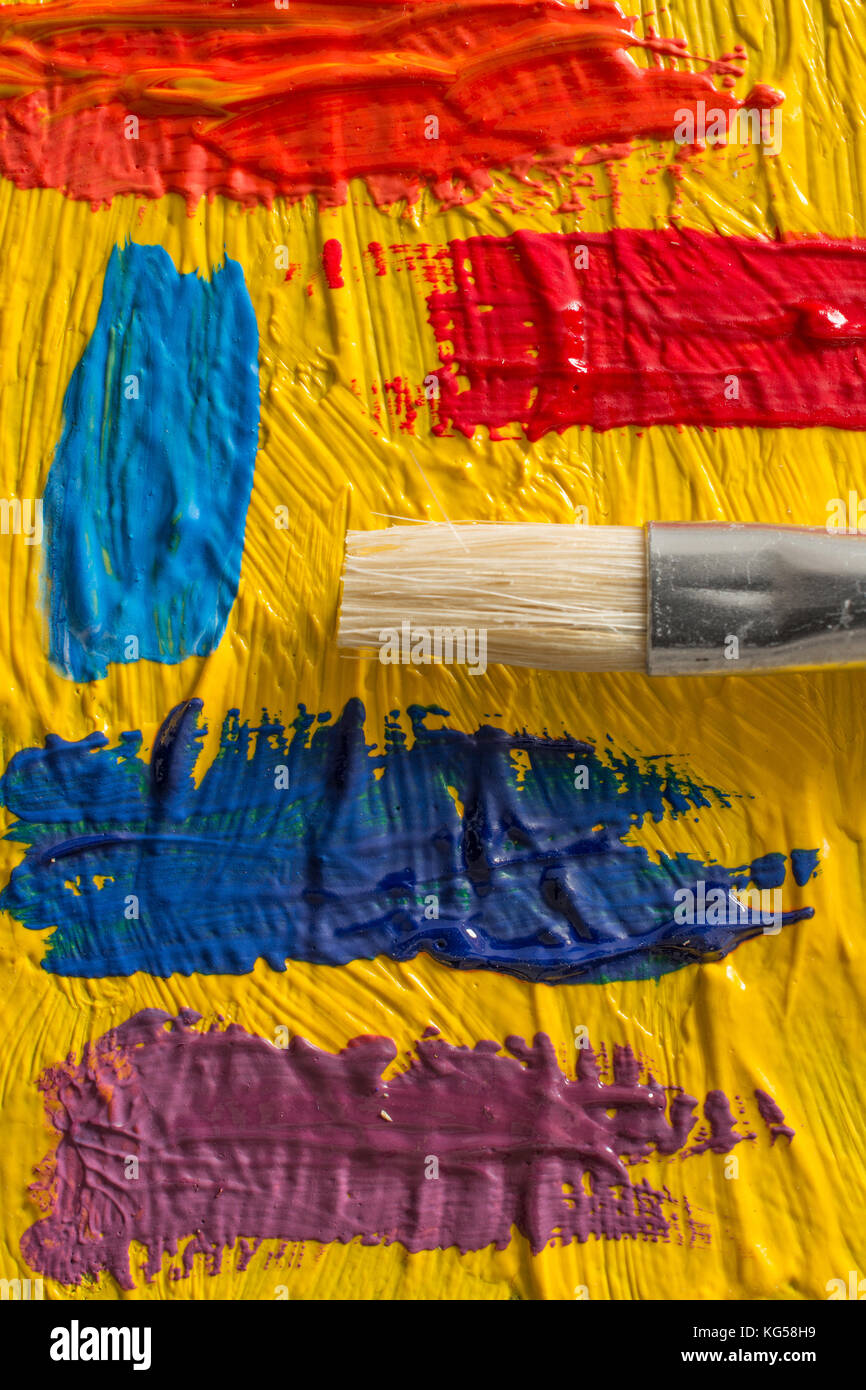 Abstract painting poster. Background for a painter exhibition Stock ...