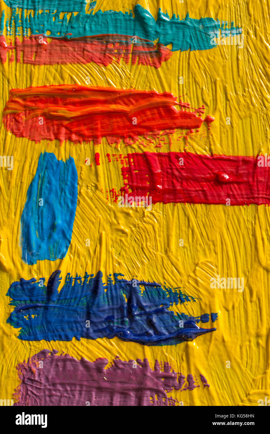 Abstract painting poster. Background for a painter exhibition Stock ...