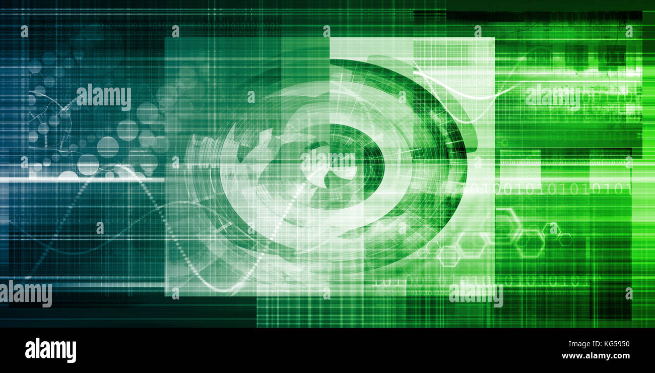 Science Technology Data as a Abstract Art Stock Photo - Alamy