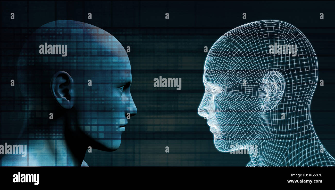 Abstract Tech Background with Business Technology Art Stock Photo - Alamy