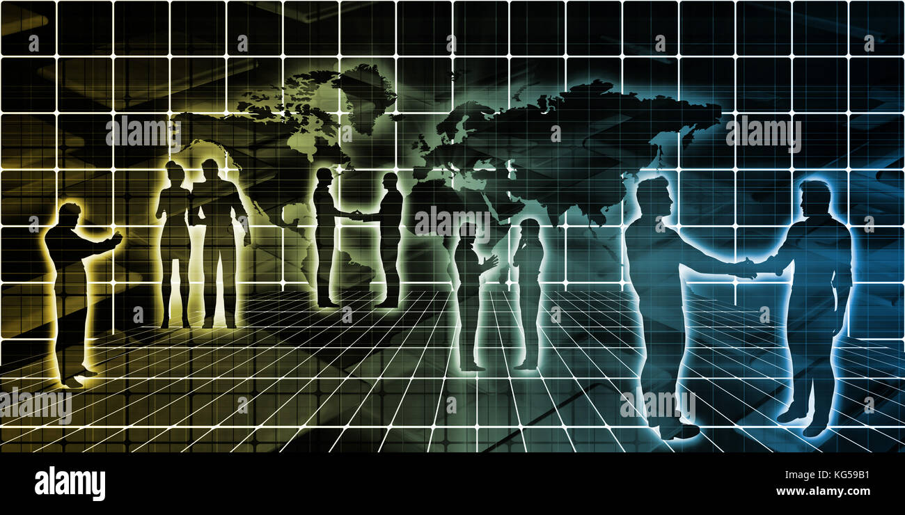 Business People Background as a Group Meeting Abstract Stock Photo - Alamy