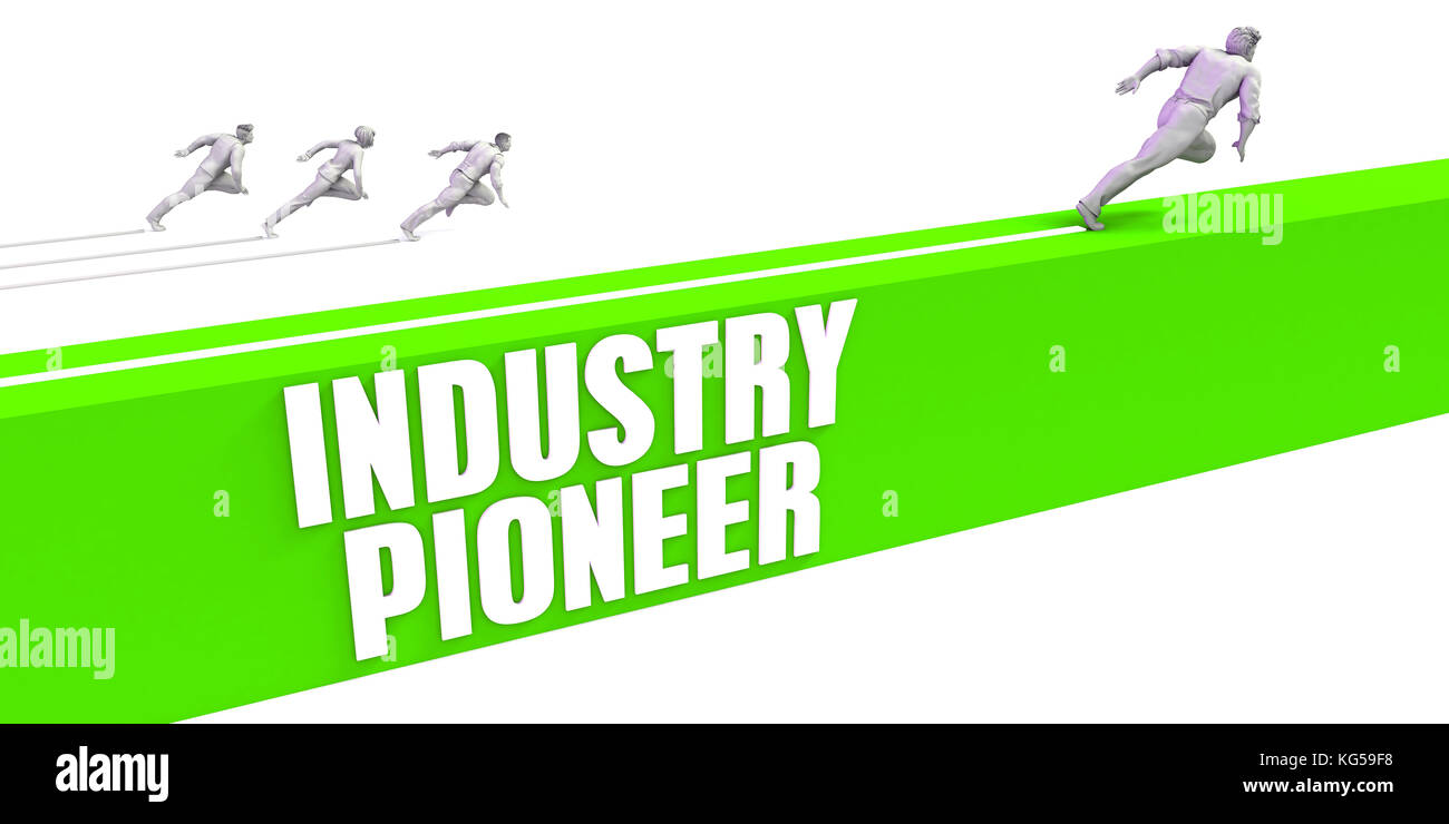 Industry Pioneer as a Fast Track To Success Stock Photo - Alamy