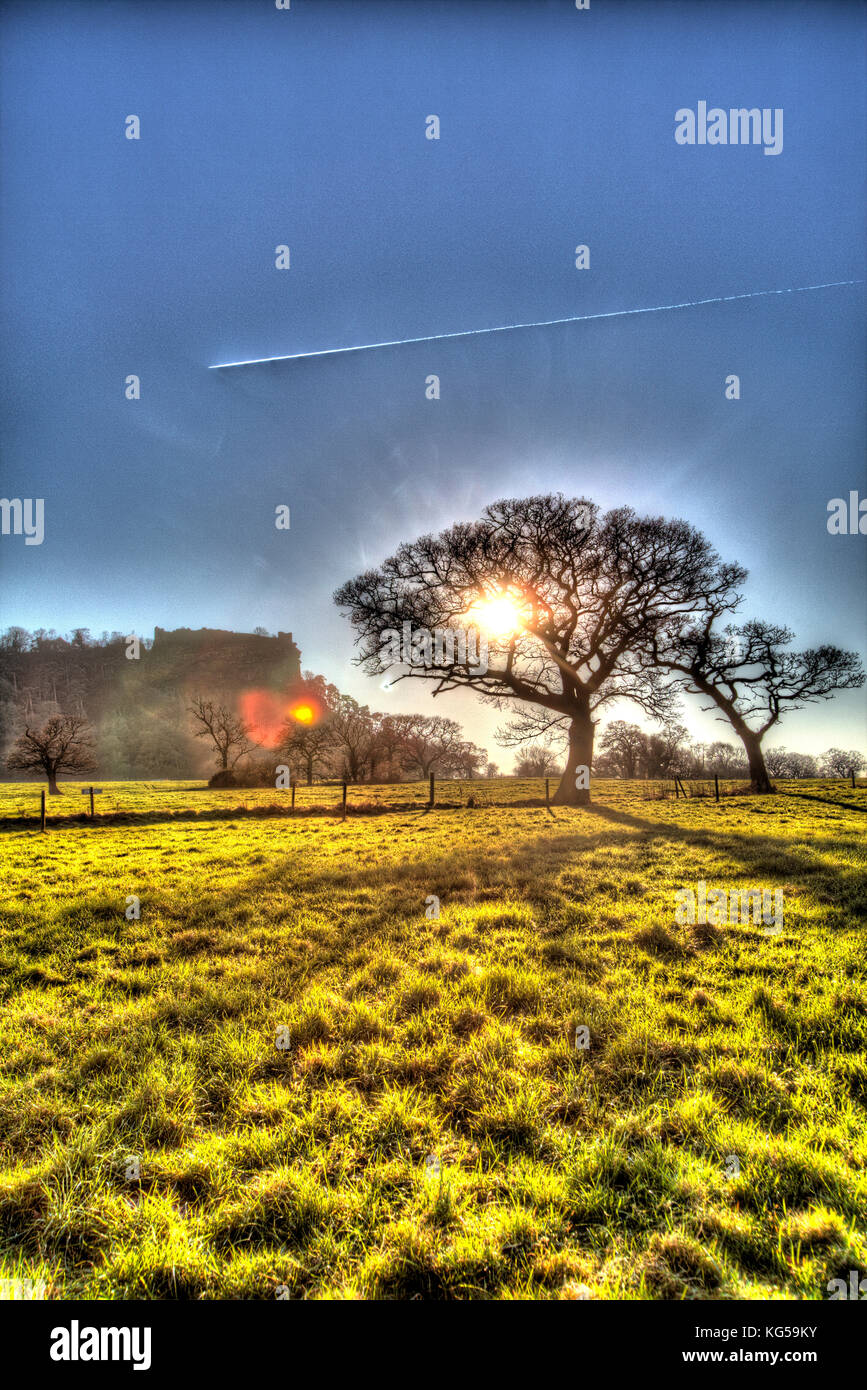 Sandstone Trail, Cheshire, England. Artistic view of the Sandstone ...