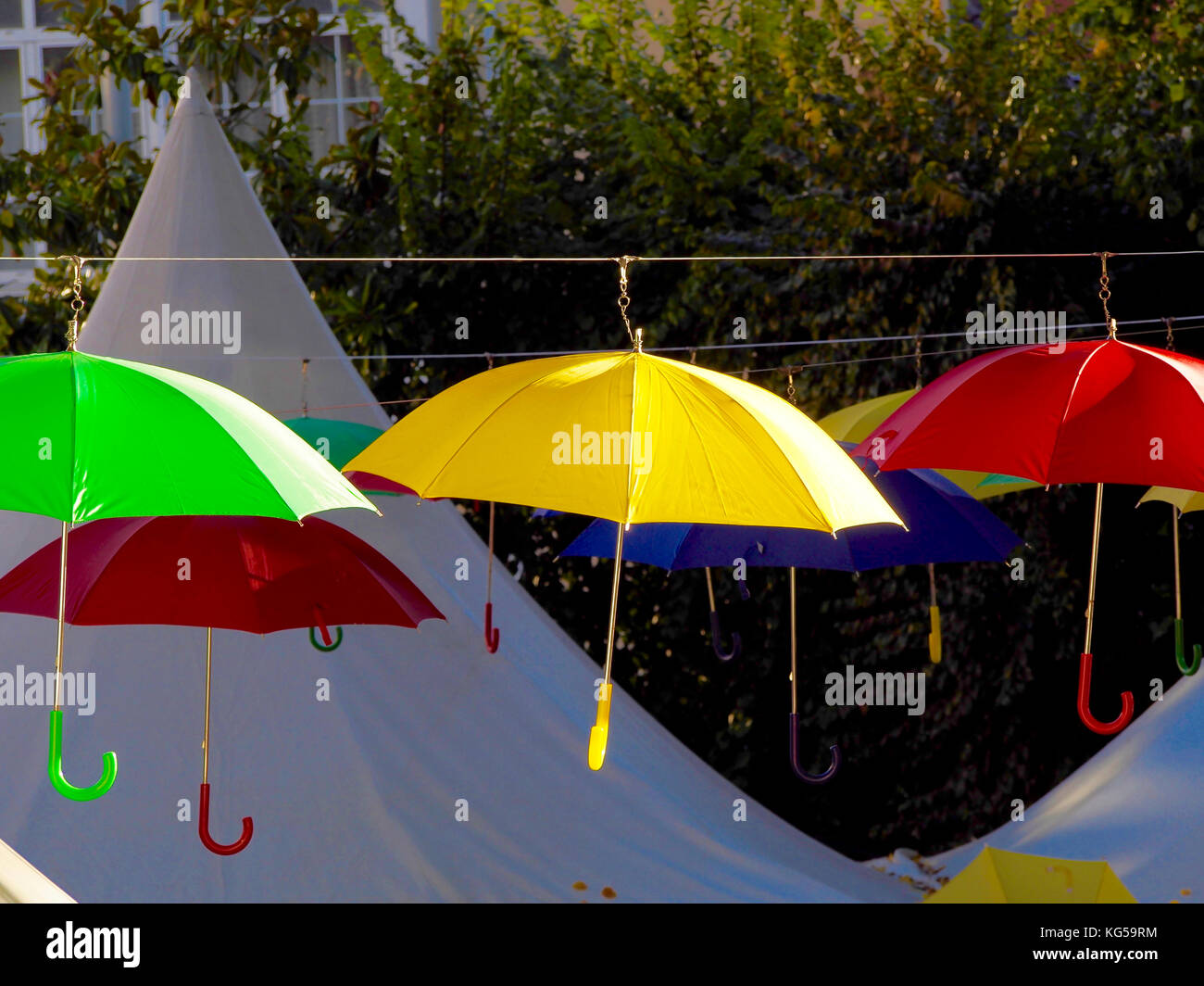 Colorful umbrellas hi-res stock photography and images - Alamy