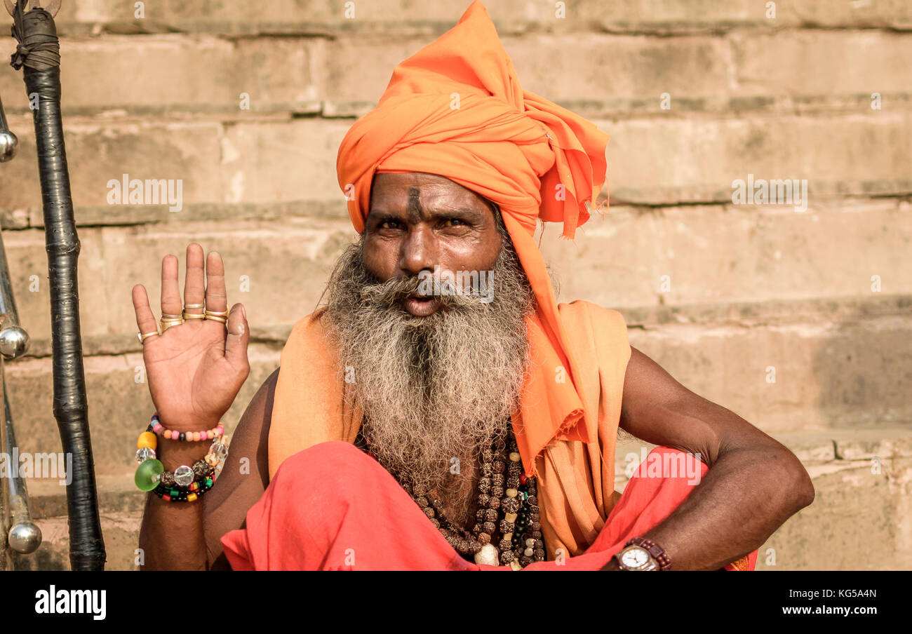 Hindu god baba ghat hi-res stock photography and images - Alamy