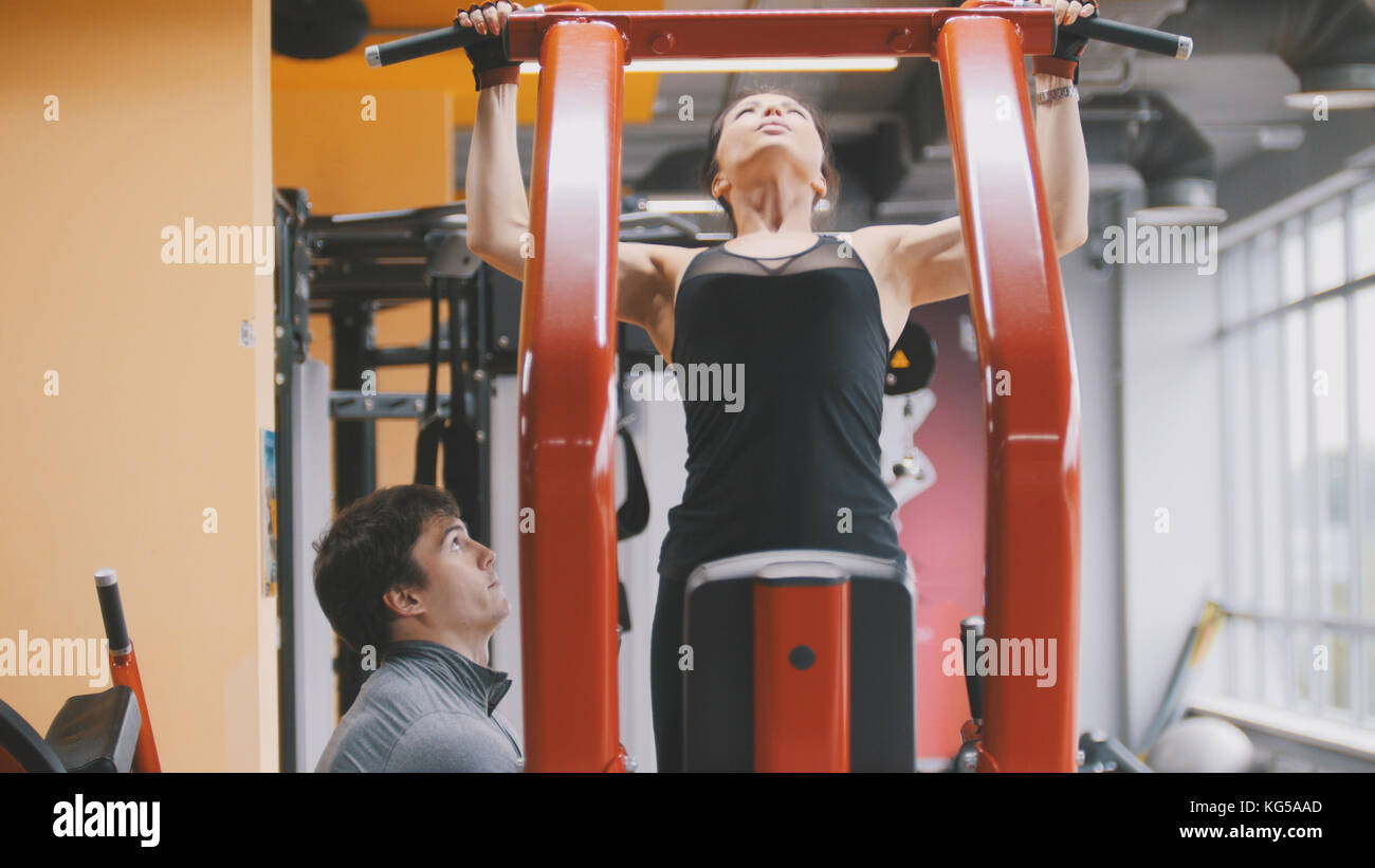 Pull ups exercise close up hi-res stock photography and images - Alamy