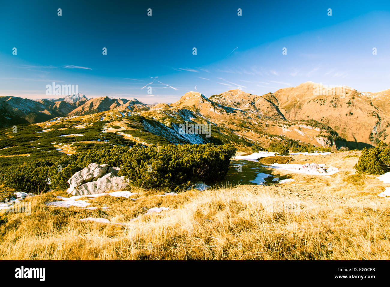 dry winter in the italian alps Stock Photo - Alamy