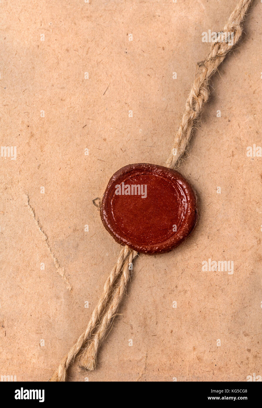 Old paper red wax seal hi-res stock photography and images - Alamy