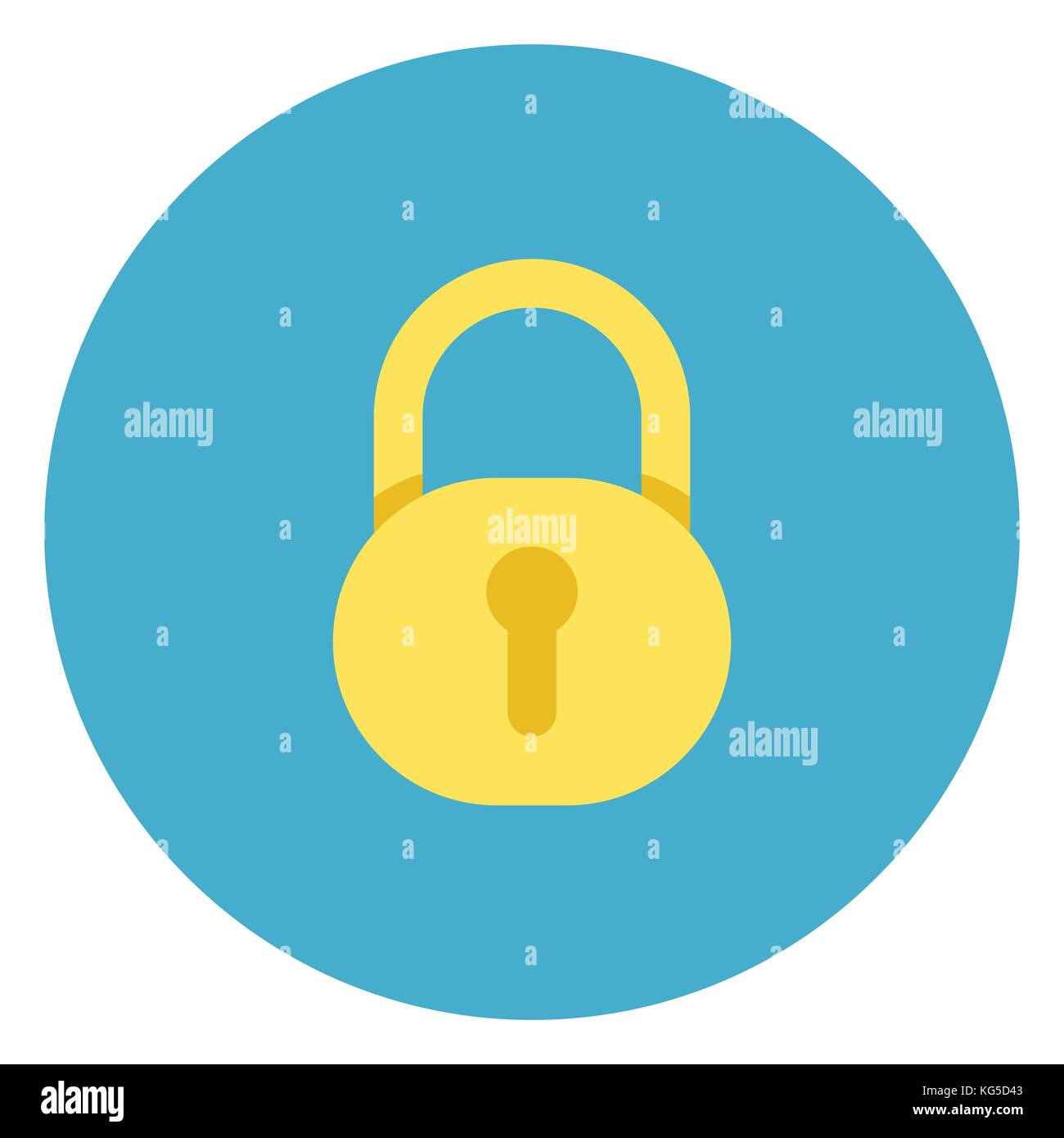 Security icon round logo Cut Out Stock Images & Pictures - Alamy