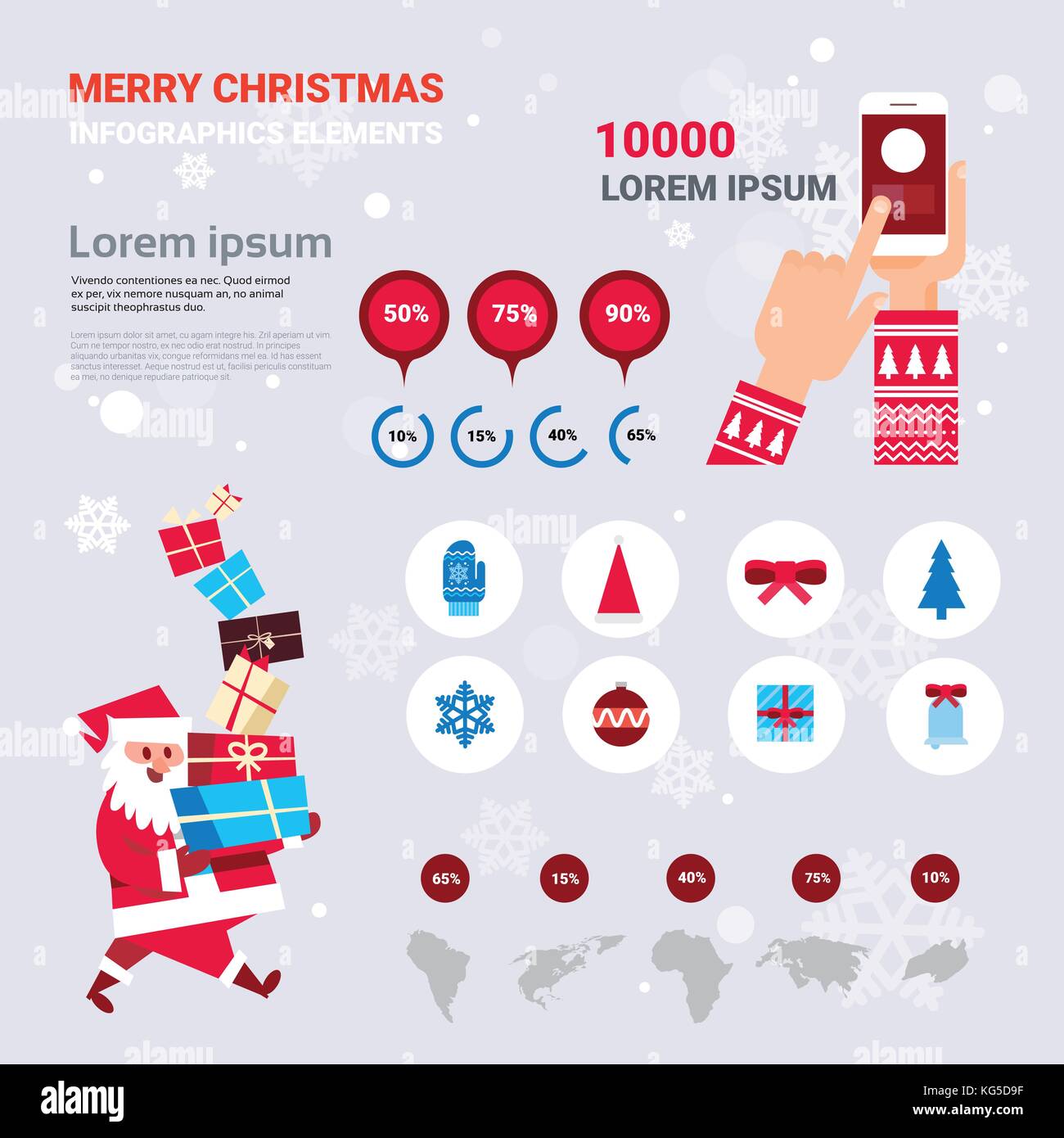 Gift infographics hi-res stock photography and images - Alamy