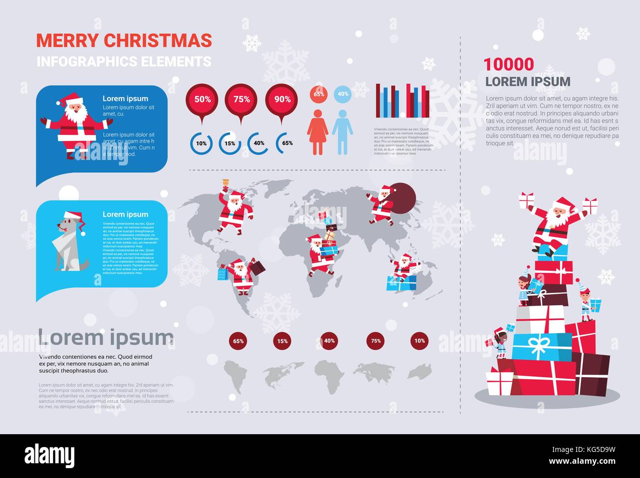 Christmas infographic hi-res stock photography and images - Alamy