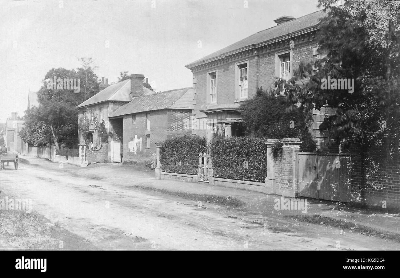 Historical view of Harwell village and AERE Harwell in black and white ...