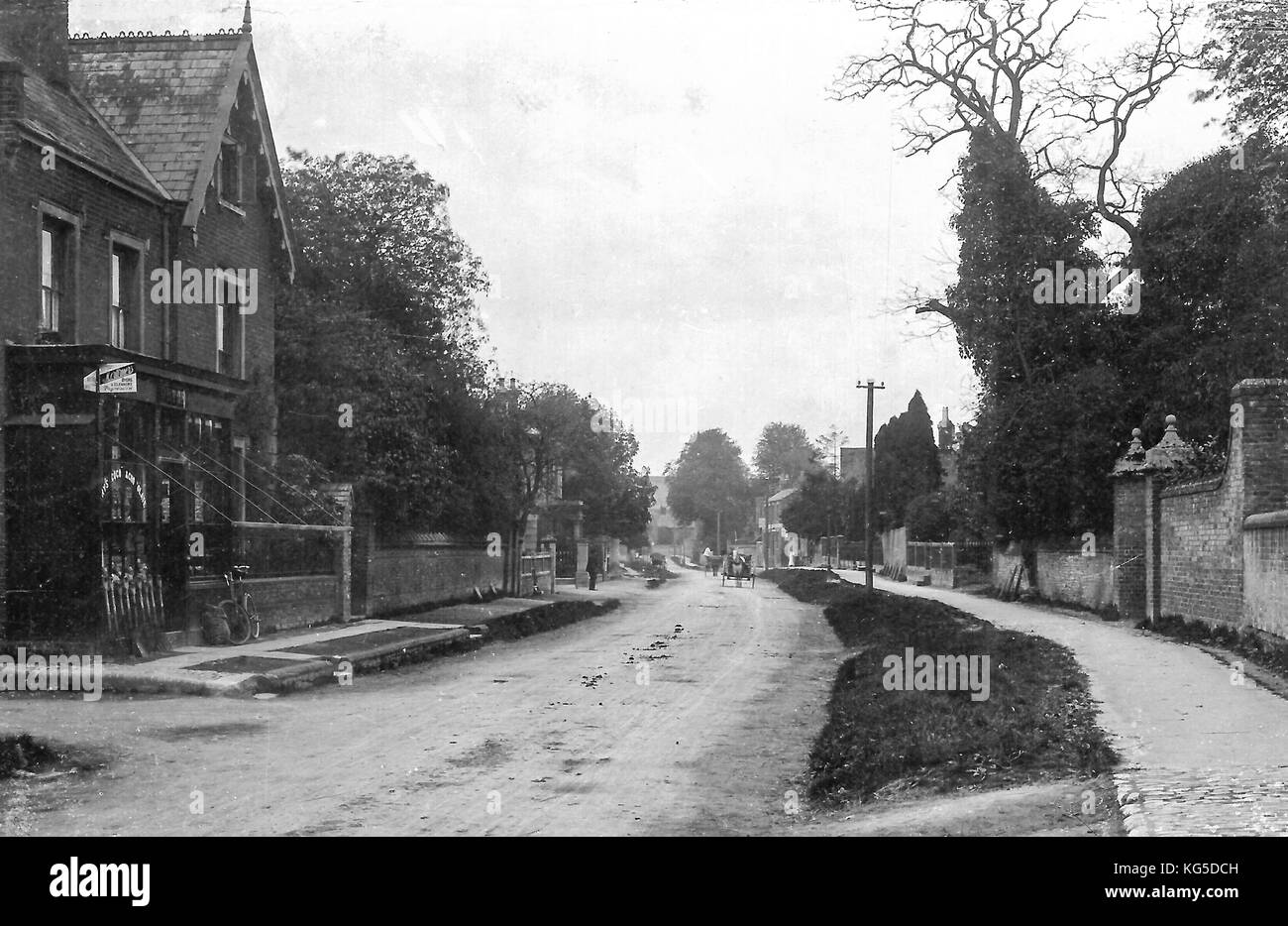 Historical view of Harwell village and AERE Harwell in black and white ...