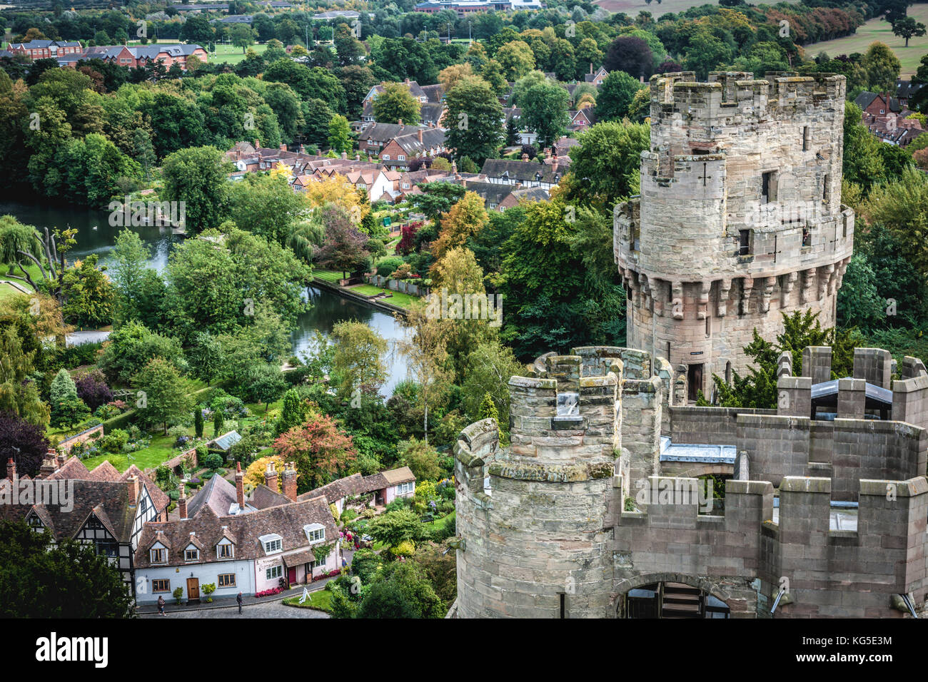 Warwickshire aerial view hi-res stock photography and images - Alamy