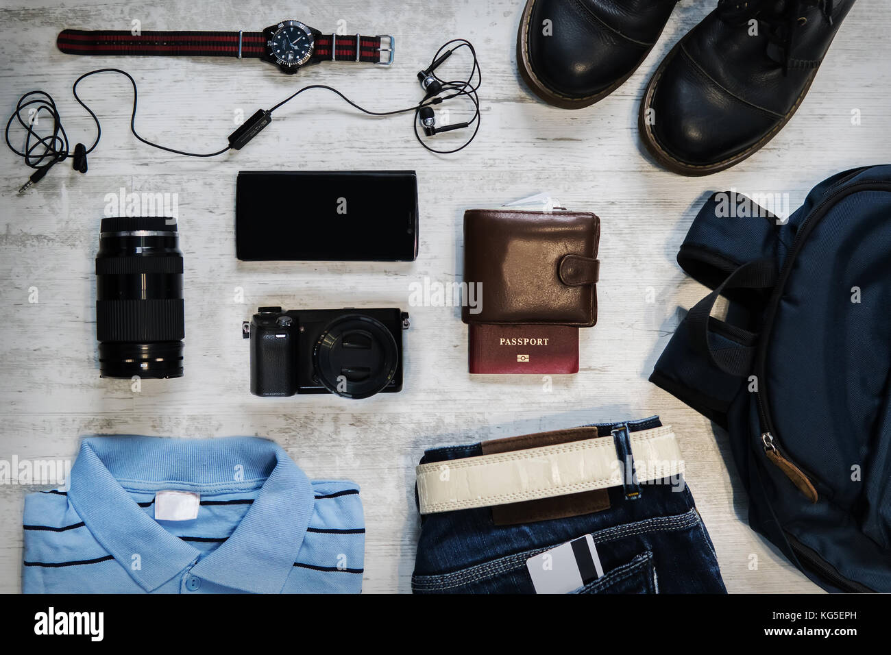 Accessories, clothes and various other men's things to collect in the ...