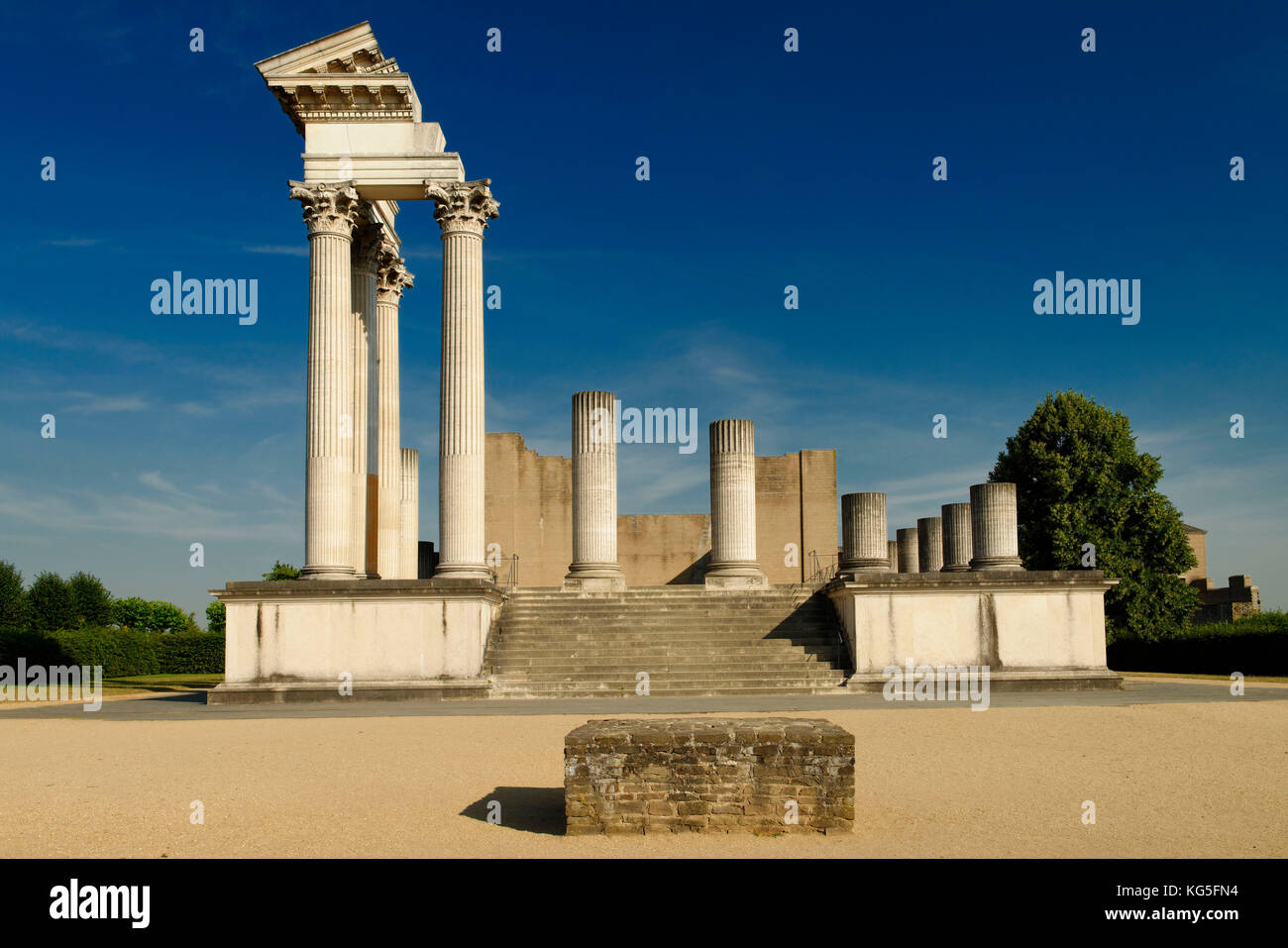 Archaeologischer Park, Xanten, North Rhine-Westphalia, the Lower Rhine ...