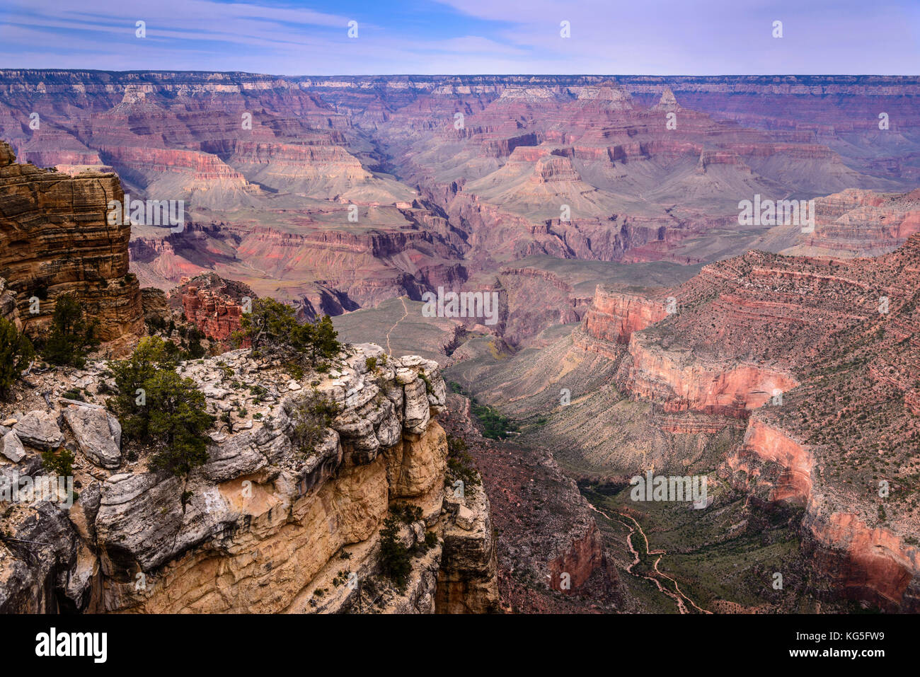 The USA, Arizona, Grand canyon National Park, South Rim, Bright Angel ...