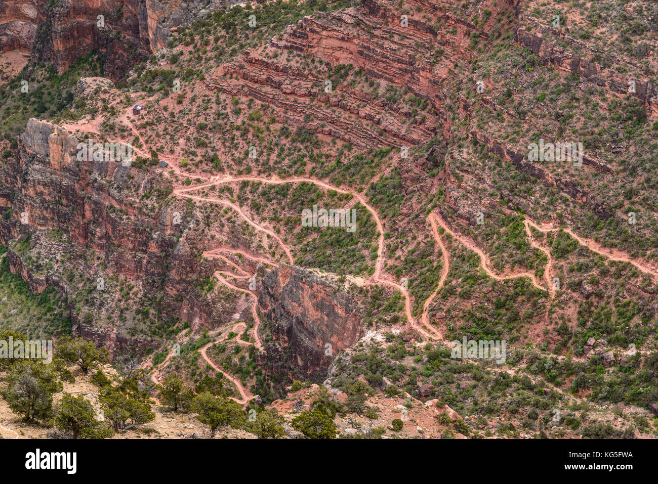 The USA, Arizona, Grand canyon National Park, South Rim, Bright Angel ...
