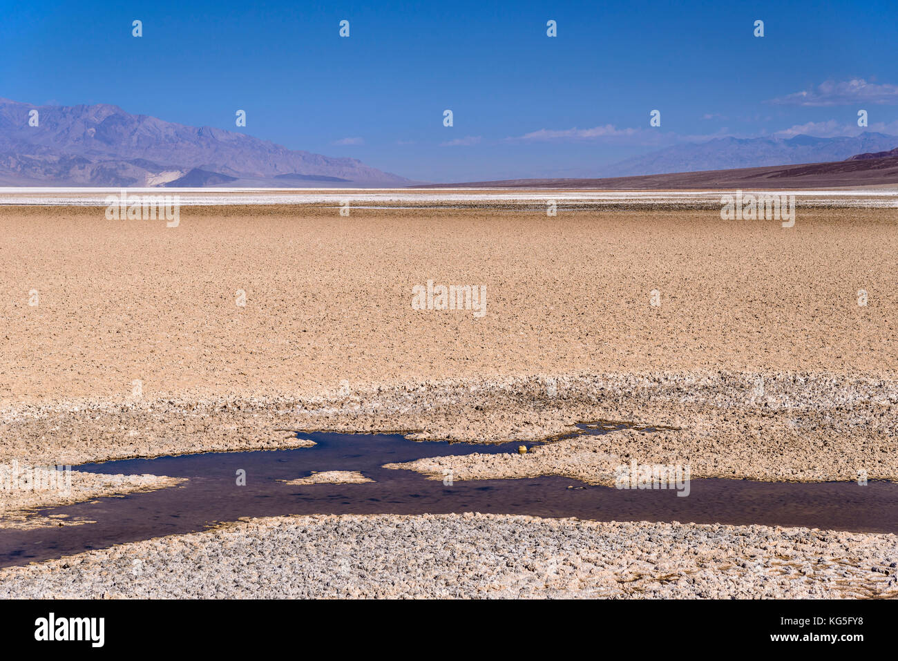 The USA, California, Death Valley National Park, Badwater Basin ...