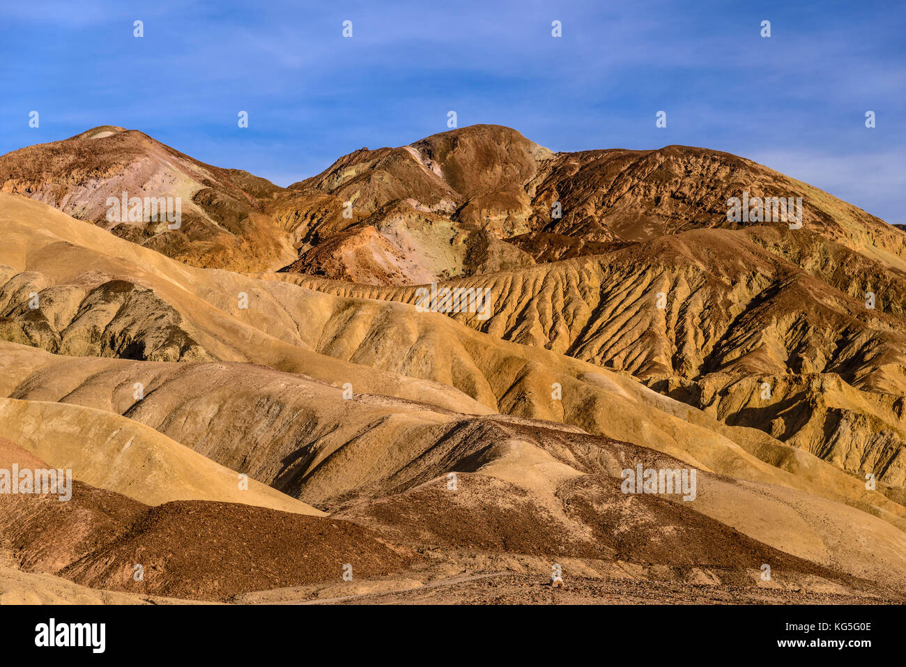 The USA, California, Death Valley National Park, scenery in the Bad ...