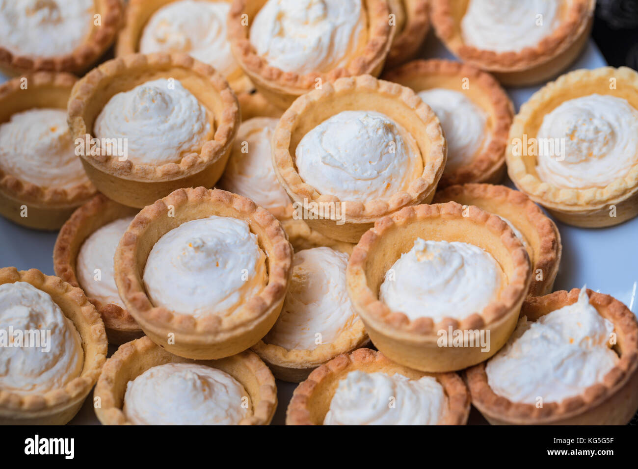 Tasty sweet homemade traditional cream cake Stock Photo - Alamy