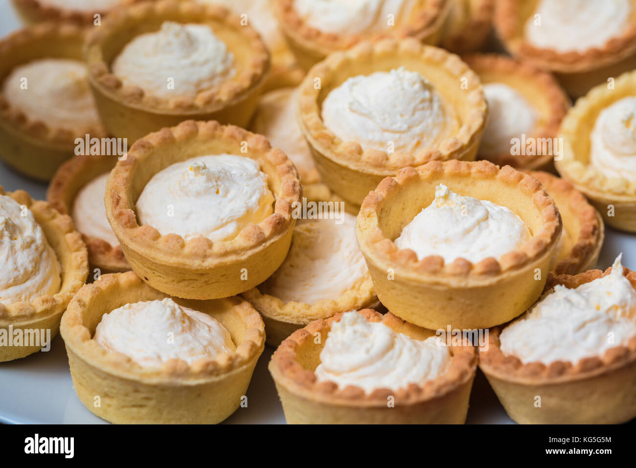 Tasty sweet homemade traditional cream cake Stock Photo - Alamy